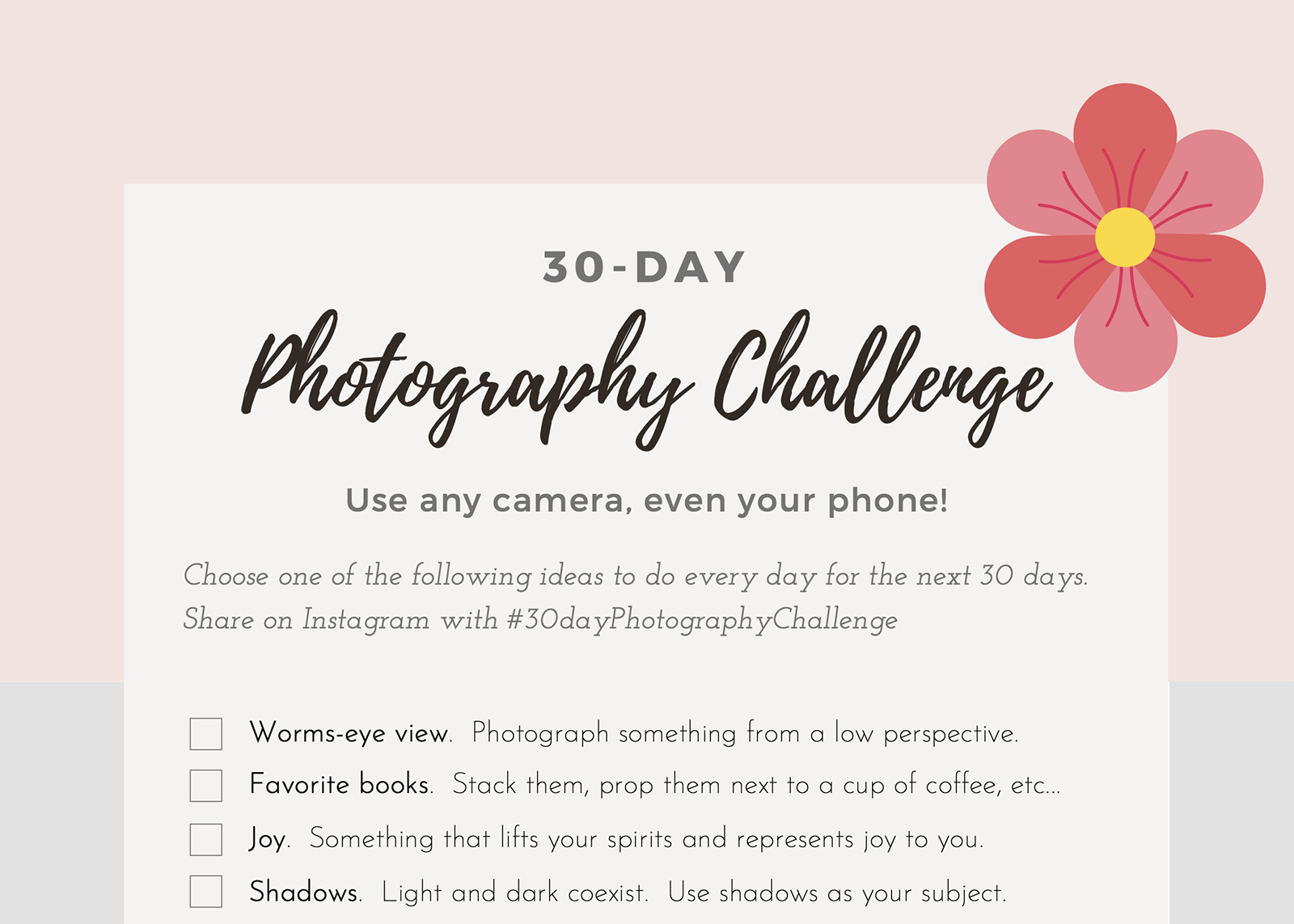 30 Day Photography Challenge - Goodhart